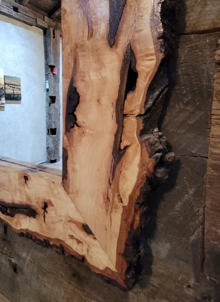 Rustic Live Edge Mirror | Peakswood Custom Rustic Furniture